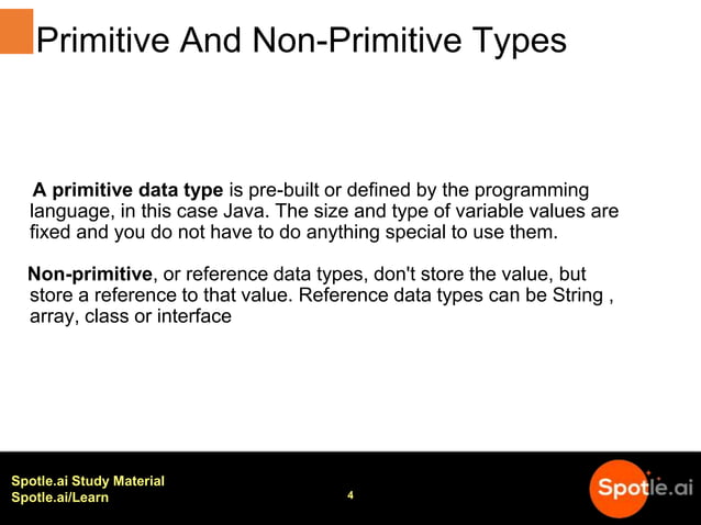 Java Data Types | PPTX