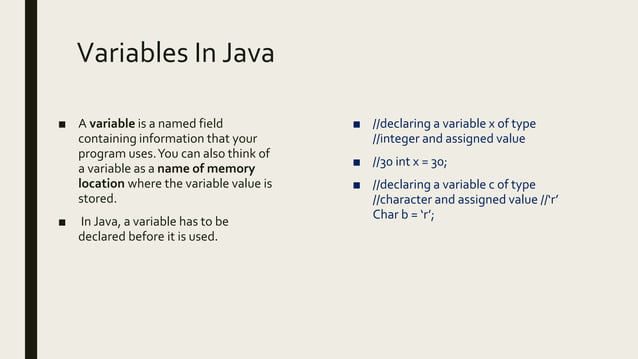 Java data types | PPTX