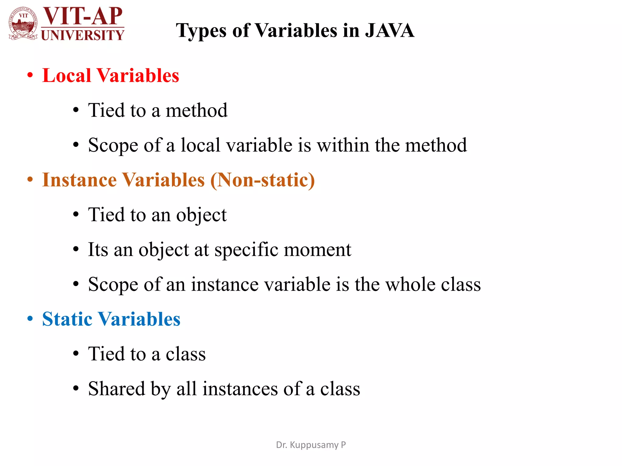 Java data types | PPT