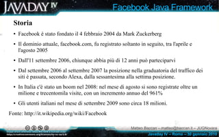 Javaday 2010: Facebook Java Framework | PDF
