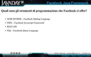 Javaday 2010: Facebook Java Framework | PDF