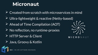 JavaDay Lviv 2019 - Micronaut in action! | PPT