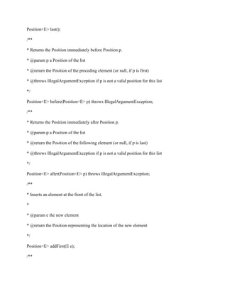 JAVA Demonstrate the use of your APL in a PartB_Driver class by doing.docx