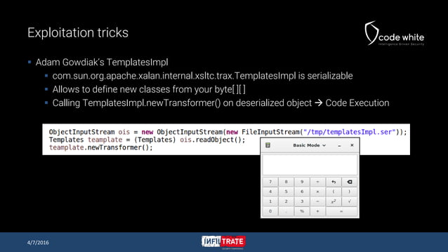 Java Deserialization Vulnerabilities - The Forgotten Bug Class | PDF ...