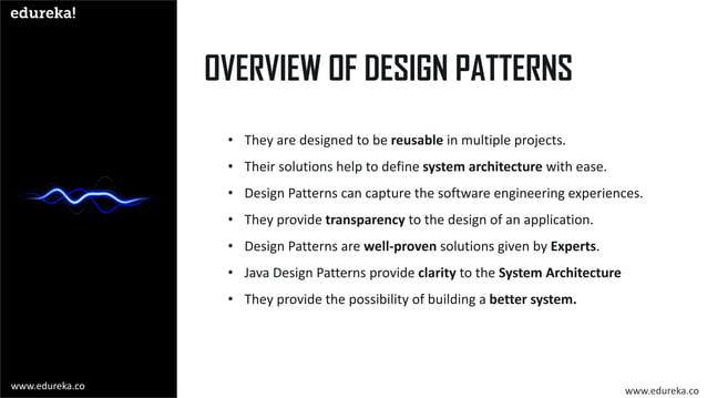 Java Design Patterns Tutorial Edureka Pdf Programming Languages Computing