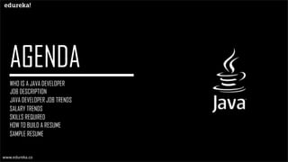 Java Developer Resume | Edureka | PDF | Web Development | Internet