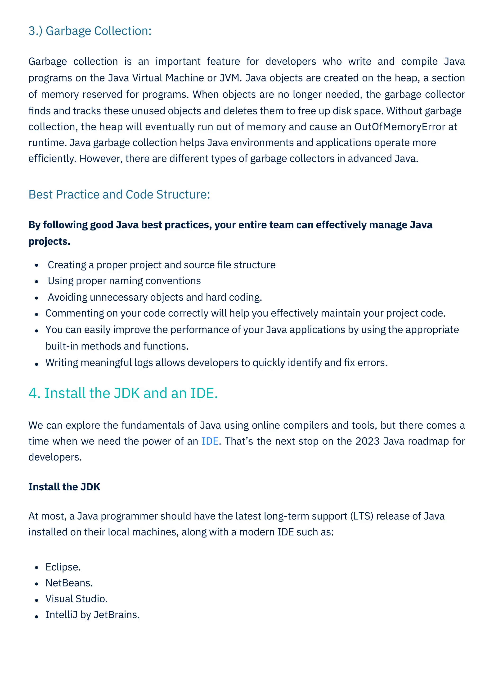 Java Developer Roadmap Pdf By Scholarhat Pdf