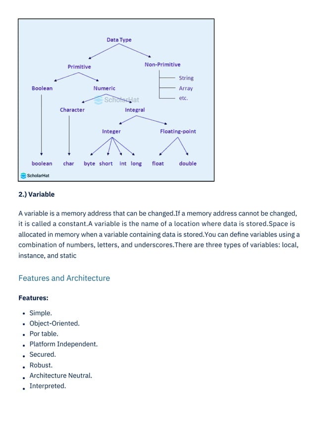 Java Developer Roadmap Pdf By Scholarhat Pdf Programming Languages Computing