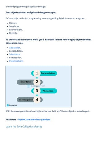 Java Developer Roadmap PDF By ScholarHat | PDF