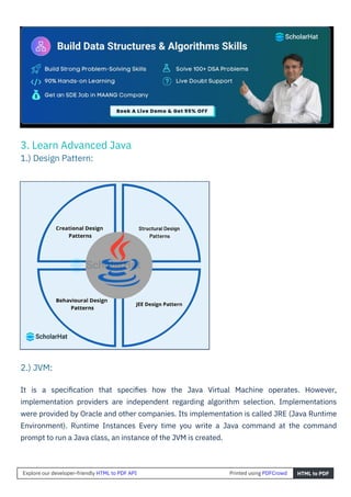 Java Developer Roadmap PDF By ScholarHat | PDF