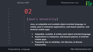Java Developer Salary in India.pptx
