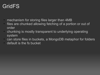 Java Development with MongoDB (James Williams) | PPT