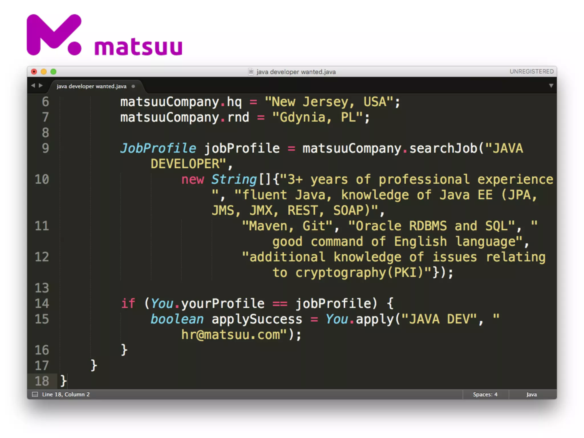 JAVA Developer wanted! | PDF
