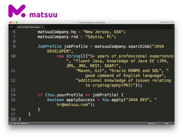 JAVA Developer wanted! | PDF | Programming Languages | Computing