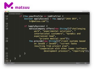 JAVA Developer wanted! | PDF | Programming Languages | Computing
