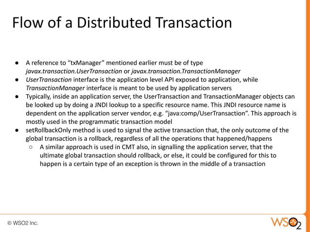 Java Distributed Transactions | PPT