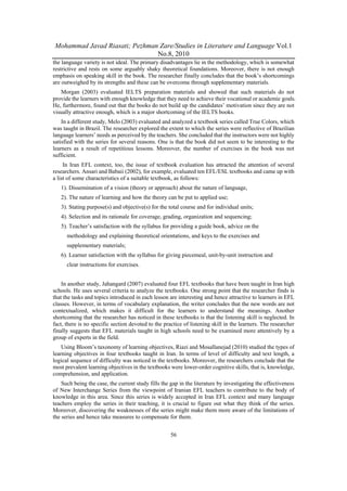 Javad, m. 2010 textbook evaluation (1) | PDF