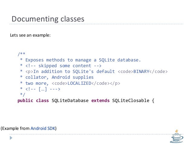 Code Documentation. That ugly thing...