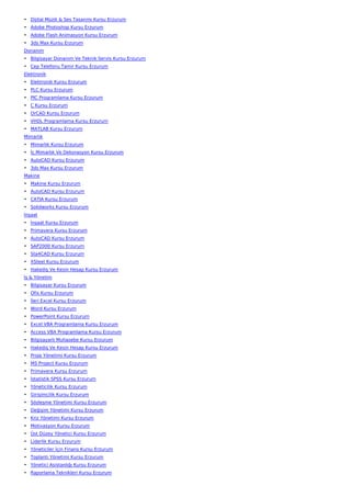 Java ee kursu-erzurum | PDF