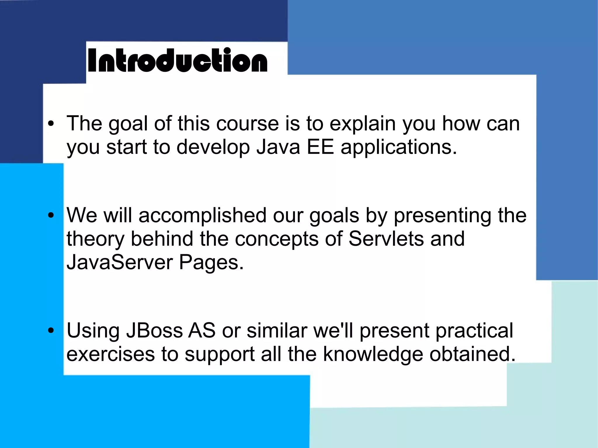 Java EE 01-Servlets and Containers | PPT