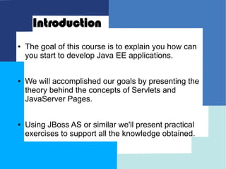 Java EE 01-Servlets and Containers | PPT