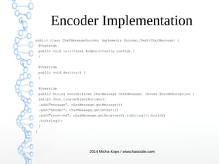 Creating a Java EE 7 Websocket Chat Application | ODP