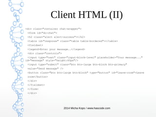 Creating a Java EE 7 Websocket Chat Application | ODP