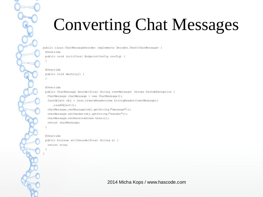 Creating A Java Ee 7 Websocket Chat Application