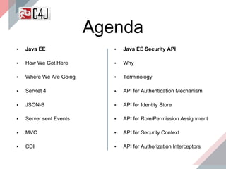 Java ee 8 + security overview | PPT