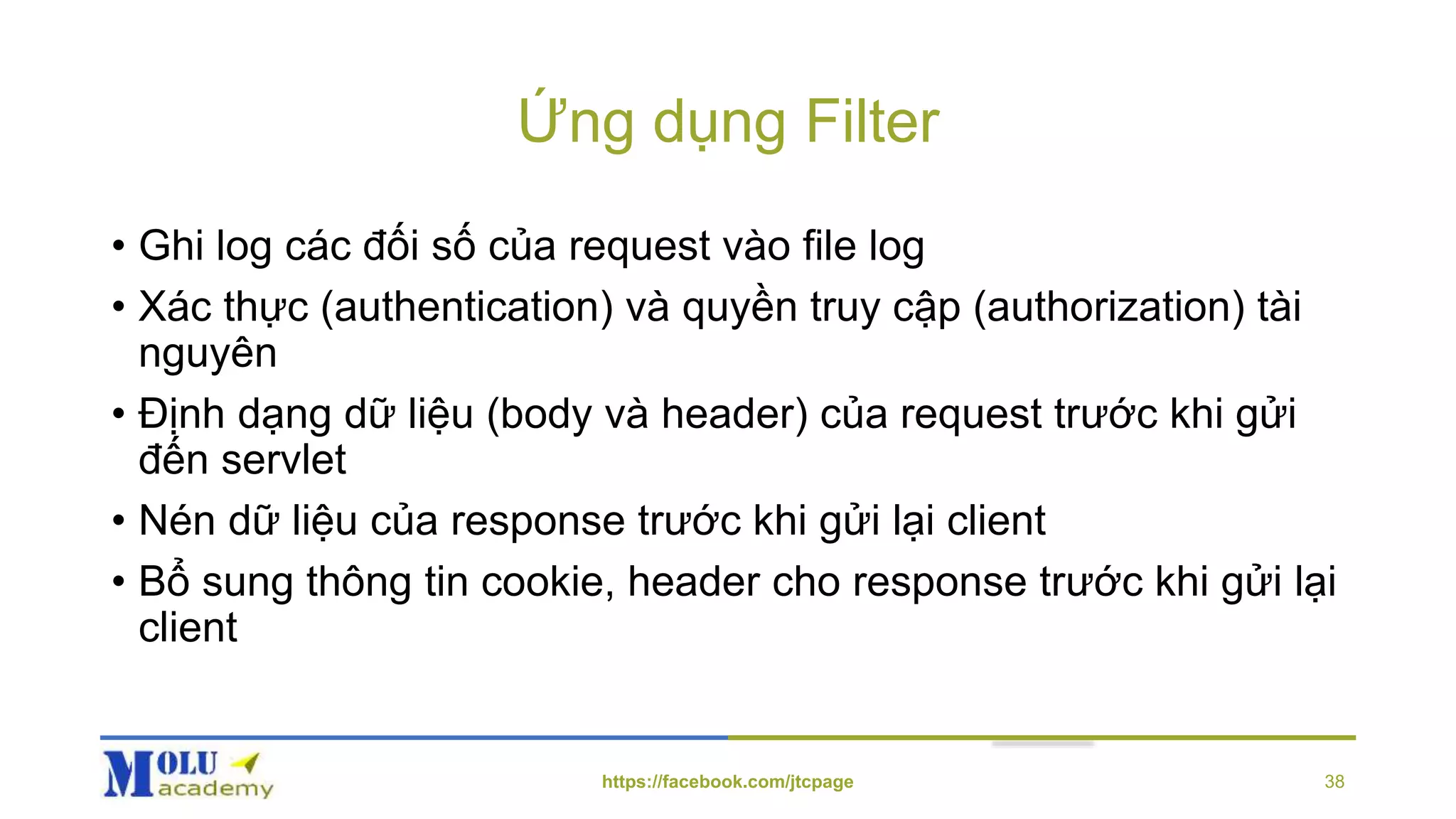 JavaEE Basic_Chapter4: Servlet Nâng Cao | PPT