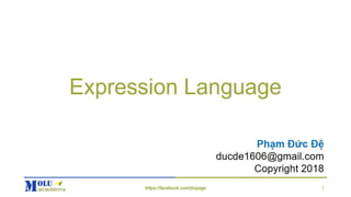 Java EE Basic Chapter6: Expression Language | PPT