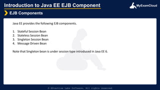 Introduction to Java EE EJB Component | PPT