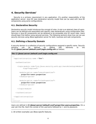 Java EE Services | PDF