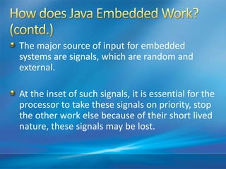 Java Embedded System | PPTX