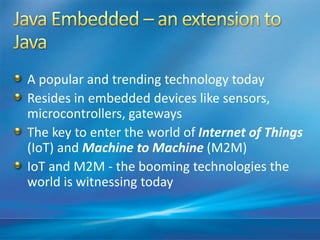 Java Embedded System | PPT