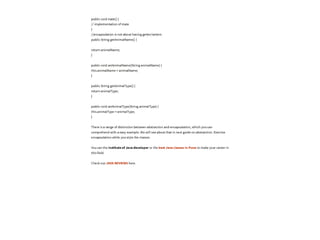 Java encapsulation | PPT
