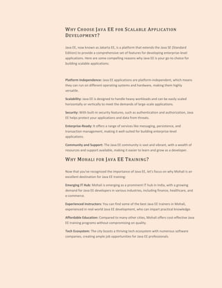 Java Enterprise Edition (EE) Development: Building Scalable ...