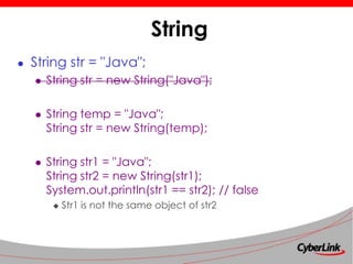 Java essence part 1 | PPT