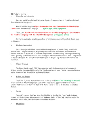 Java Evolution-2.pdf | Programming Languages | Computing