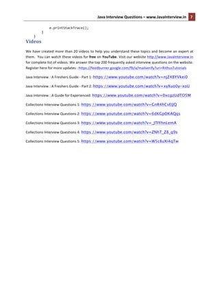 Java exception handling | PDF
