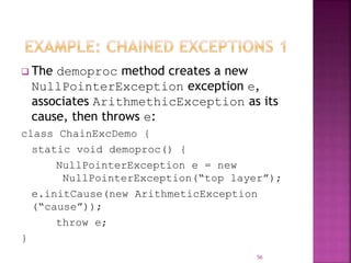 Java exception handling | PPTX