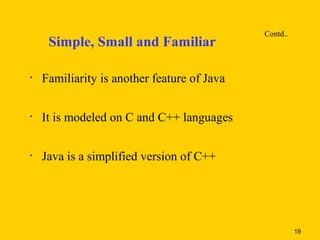 Java features | PPT