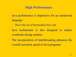 Java features | PPT