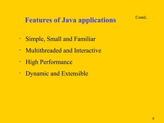 Java features | PPT
