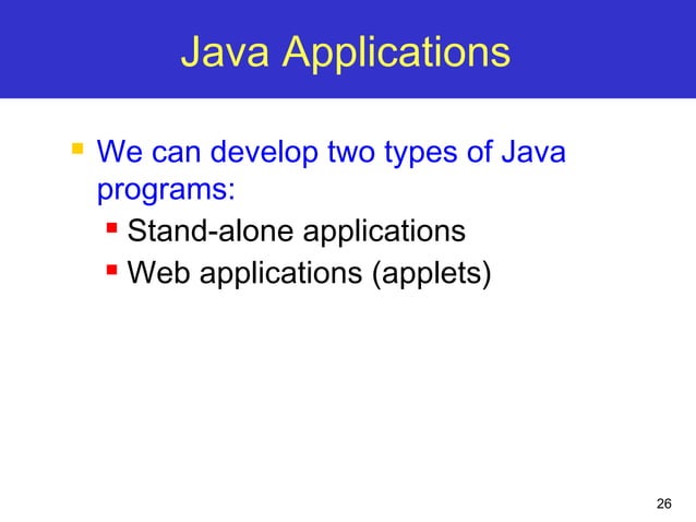 Introduction To Java Programming Basic Structure Variables Data Type Input And Output Ppt