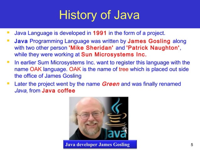 Introduction To Java Programming Basic Structure Variables Data Type Input And Output Ppt 1103