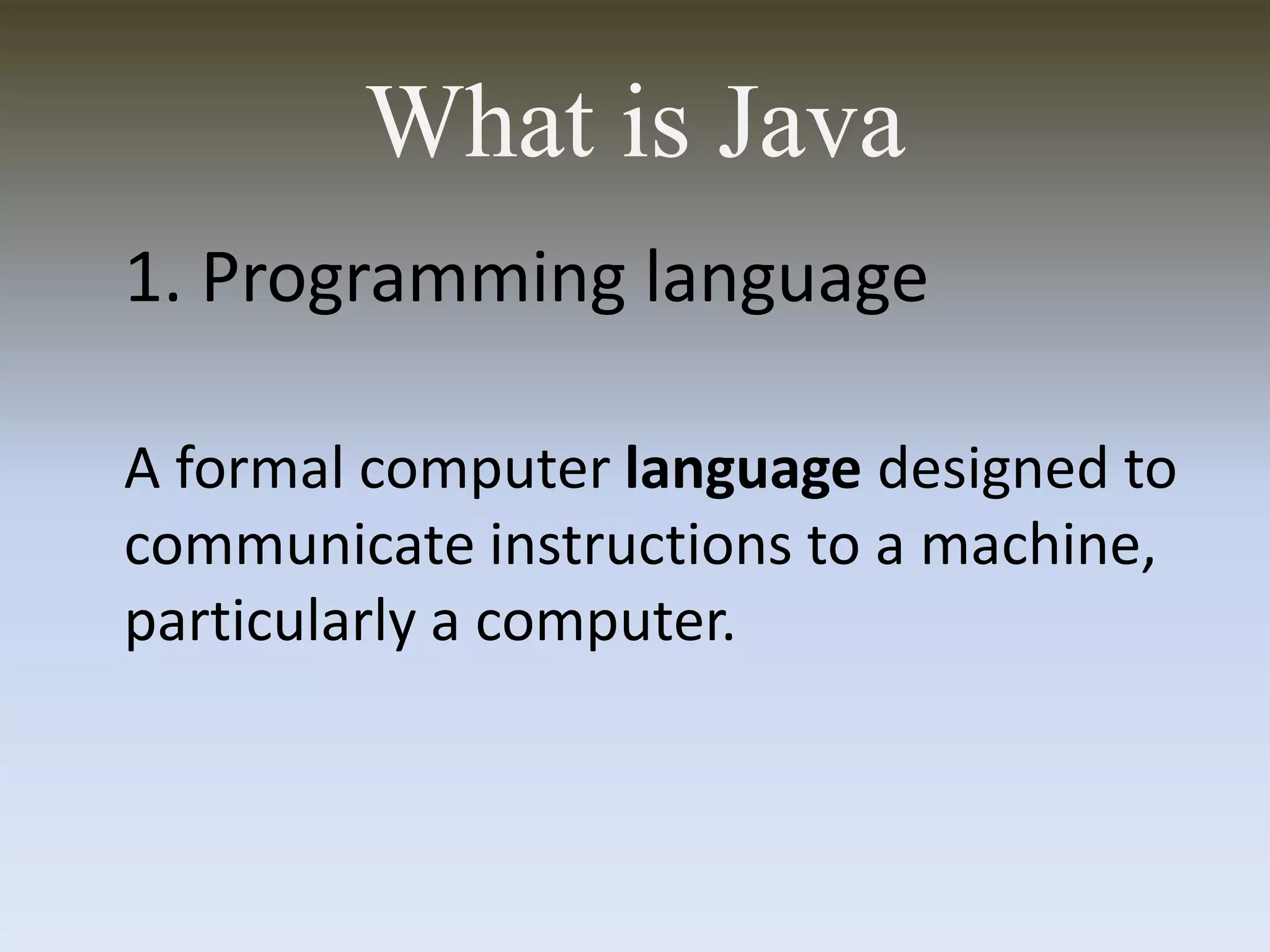 Java for beginners | PPT