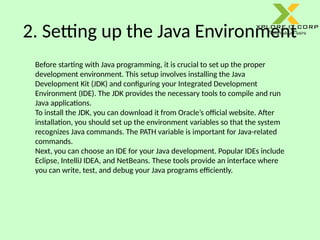 Java For beginners to build a strong foundation | PPT