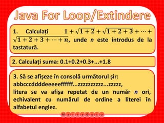 Java For Loop | PPSX
