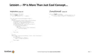 Functional Programming in Java - Lessons Learned by GridGain | PPT